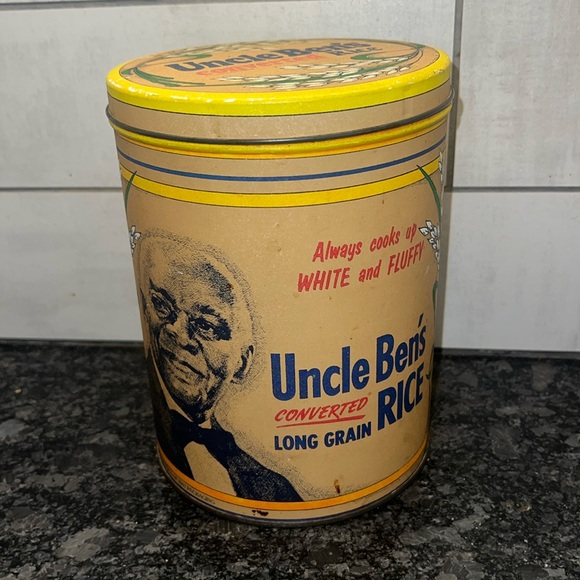 Uncle Ben’s | Kitchen | Uncle Bens Converted Rice Metal Canister Circa ...